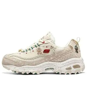 Sketchers D'lites Christmas Sneakers - Beige/brown