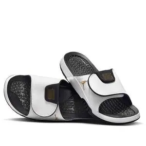 JORDAN Air Jordan Hydro XI Slides White/black/metallic Gold