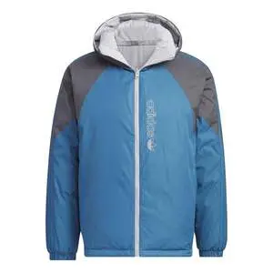 Adidas Originals Reversible Down Jacket - Blue/white