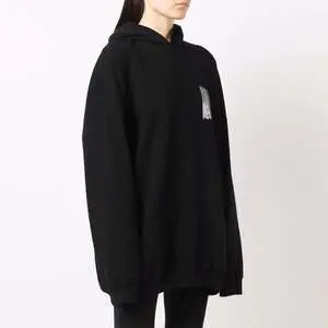 Balenciaga Barcode Cotton Hoodie