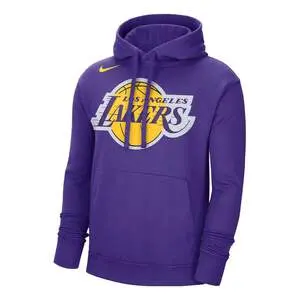 Nike X Nba Los Angeles Lakers Fleece Hoodie - Purple