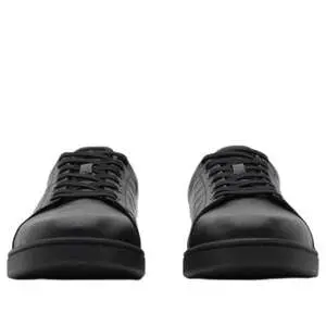 Burberry 26 Embossed Check Leather Set Sneakers - Black