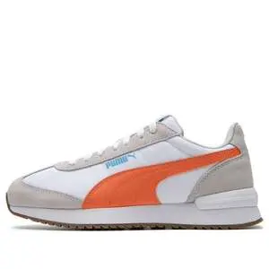 PUMA PUMA R78 Neon Lace-Up Sneakers Grey/white/orange
