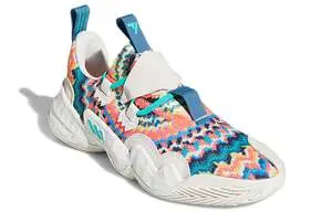 Adidas Trae Young 1 "tie-dye" Athletic Sneakers - Blue/orange