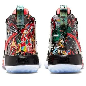 Nike Alphadunk "china Hoop Dreams" High-top Sneakers - Blackred