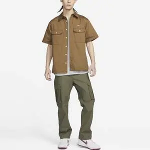 Nike Short Sleeve Woven Skate Button Up Shirt