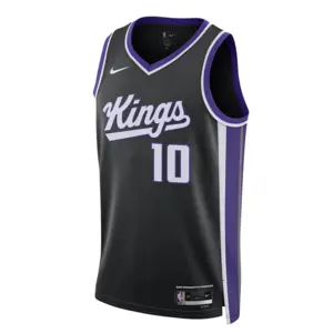 Nike Sacramento Kings Domantas Sabonis Dri-fit Nba Swingman Jersey 2023/24 Icon Edition - Black