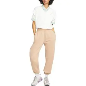 Nike Phoenix Fleece High-waisted Oversized Tracksuit Bottoms - Hemp