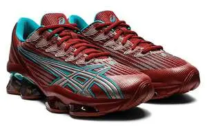 Asics X Kiko Kostadinov Gel-quantum Levitrack "fired Brick" Sneakers - Red/blue