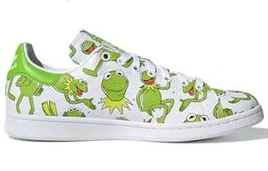 Adidas The Muppets X Stan Smith 'kermit The Frog Allover Print' Sneakers