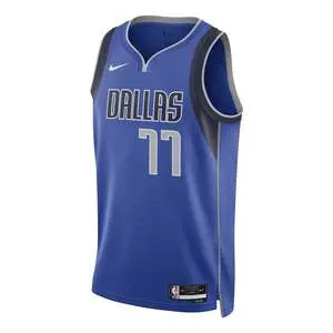 Nike Nba Dallas Mavericks Luka Dončić 2022/23 Icon Edition Swingman Jersey - Blue/navy/white