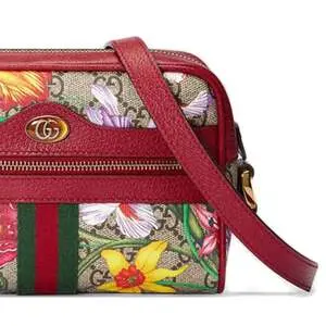 Gucci Ophidia Gg Floral Mini Shoulder Bag