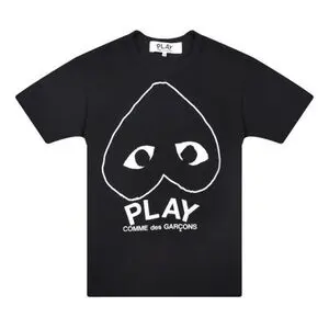 Play Comme Des Garcon Inverted Big Heart T-shirt - Black
