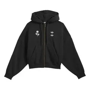 Adidas X Willy Chavarria Heavyweight Zip Hoodie - Black
