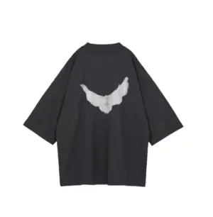 Yeezy Ss22 Dove 3/4 Sleeve Tee - Dark Grey