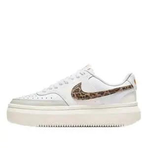 Nike Court Vision Alta 'leopard' Low Top Sneakers - White/brown