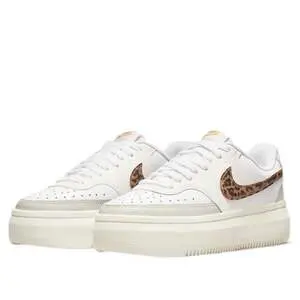 Nike Court Vision Alta 'leopard' Low Top Sneakers - White/brown
