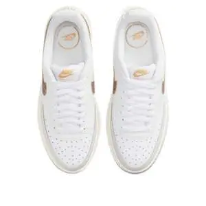 Nike Court Vision Alta 'leopard' Low Top Sneakers - White/brown