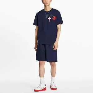 LOUIS VUITTON Animal Pattern Printing Short Sleeve
