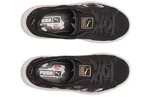 PUMA Suede Platform Floral Embroidered Sneakers