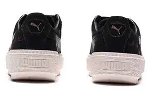 PUMA Suede Platform Floral Embroidered Sneakers