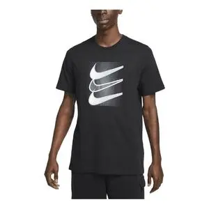 Nike Short Sleeve T-shirt 'black - Black/multi-color