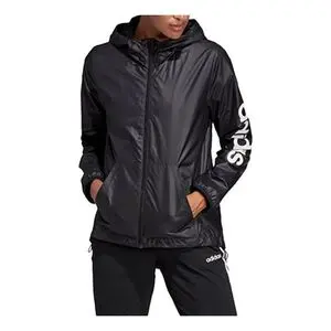 Adidas E Lin Windbreaker Jacket With Letter Logo