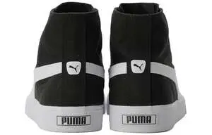 PUMA Bari Mid High Top Sneakers - Black/white