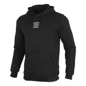 Adidas Neo C+ Hdy Logo Printing Casual Pullover - Black