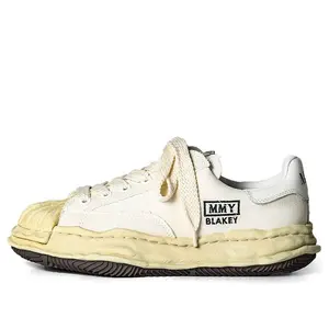 Mihara Yasuhiro Blakey Vl Og Sole Canvas Low Top Sneakers - White
