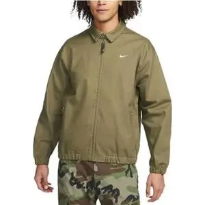 Nike Solid Color Logo Casual Lapel Jacket