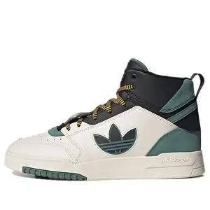 Adidas Originals Drop Step Xl Mid Top Sneakers - Black/green/cream