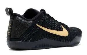 Nike Kobe Elite Low "fade To Black" Sneakers - Black/black