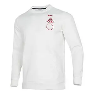 Nike Therma-fit Round Neck Sports Sweatshirt - White