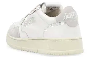 AUTRY Open Low Leather Suede Sneakers