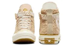CONVERSE Chuck 70 High Top Sneakers With Buckle Detail - Tan