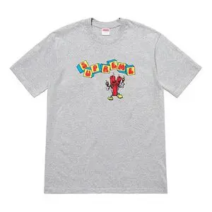Supreme Ss19 Dynamite Tee Printing Short Sleeve Gray - Grey