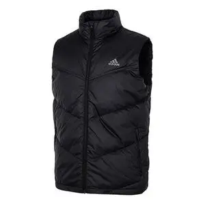 Adidas Puffer Vest With Stand Collar