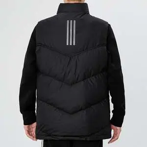 Adidas Puffer Vest With Stand Collar