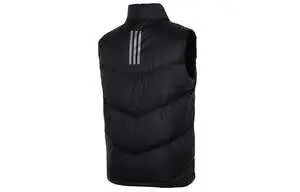 Adidas Puffer Vest With Stand Collar