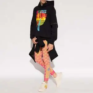 Gucci Sunset Hooded Sweatshirt With Removable Sleeves