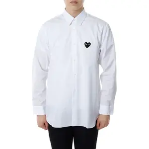 Play Comme Des Garcon Black Emblem Button Down