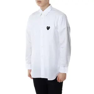 Play Comme Des Garcon Black Emblem Button Down
