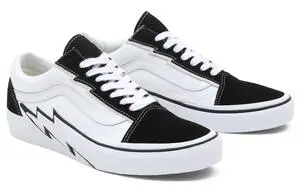 VANS Old Skool 2-tone Bolt Sneakers - White/black