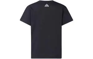 Nike Gradient Multi-color Alphabet Printing Short Sleeve - Black