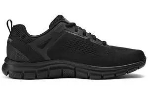 Sketchers Track Broader Athletic Sneakers - Black