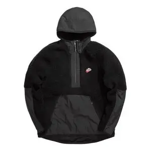 Nike Fleece Zip Up Hoodie - Black