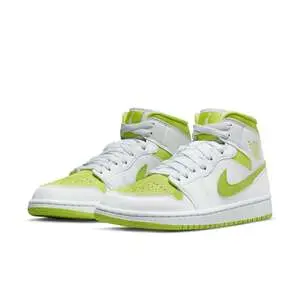 JORDAN 1 Mid Se 'white Lime - White/green