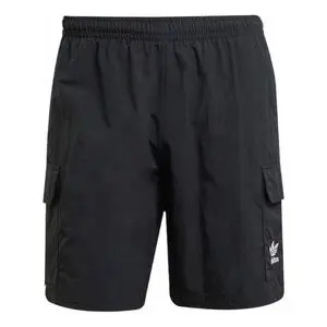 Adidas Trefoil Essentials Woven Cargo Shorts - Black