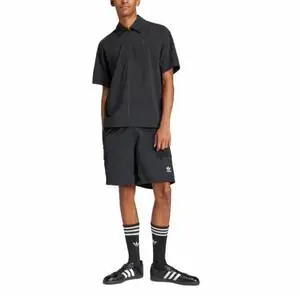 Adidas Trefoil Essentials Woven Cargo Shorts - Black